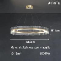 China Modern home decor led lights pendant light lamps for living room led Chandelier (WH-MI-496) for sale