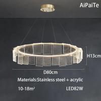 China Modern home decor led lights pendant light lamps for living room led Chandelier (WH-MI-496) for sale