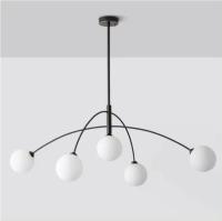 China Modern Metal Chandelier Nordic Home Decor Hotel Lobby Dining Room Living Room Pendant Lamp Valentina Arc Chandelier(WH-MI-499) for sale