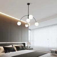 China Modern Metal Chandelier Nordic Home Decor Hotel Lobby Dining Room Living Room Pendant Lamp Valentina Arc Chandelier(WH-MI-499) for sale