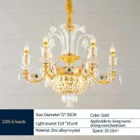 China European style living room pendant light luxury high-end crystal light (WH-CY-254) for sale
