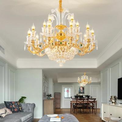 China European style living room pendant light luxury high-end crystal light (WH-CY-254) for sale