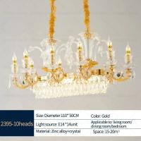 China European style living room pendant light luxury high-end crystal light (WH-CY-254) for sale