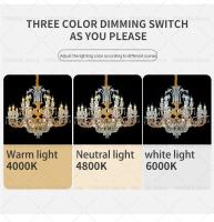 China European style living room pendant light luxury high-end crystal light (WH-CY-254) for sale