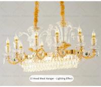 China European style living room pendant light luxury high-end crystal light (WH-CY-254) for sale