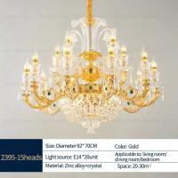 China European style living room pendant light luxury high-end crystal light (WH-CY-254) for sale