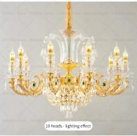 China European style living room pendant light luxury high-end crystal light (WH-CY-254) for sale