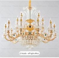 China European style living room pendant light luxury high-end crystal light (WH-CY-254) for sale