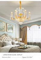 China European style living room pendant light luxury high-end crystal light (WH-CY-254) for sale