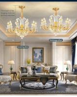 China European style living room pendant light luxury high-end crystal light (WH-CY-254) for sale