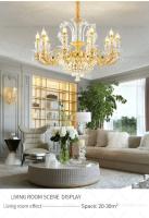 China European style living room pendant light luxury high-end crystal light (WH-CY-254) for sale