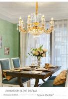 China European style living room pendant light luxury high-end crystal light (WH-CY-254) for sale