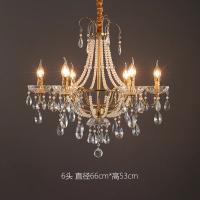 China French Retro Style Pearl Chandelier American Crystal Lamp (WH-CY-255) for sale