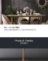 China French Retro Style Pearl Chandelier American Crystal Lamp (WH-CY-255) for sale