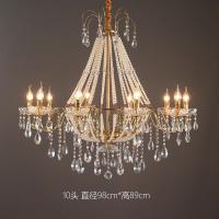 China French Retro Style Pearl Chandelier American Crystal Lamp (WH-CY-255) for sale