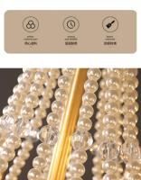 China French Retro Style Pearl Chandelier American Crystal Lamp (WH-CY-255) for sale