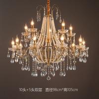 China French Retro Style Pearl Chandelier American Crystal Lamp (WH-CY-255) for sale