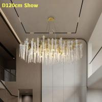 China Rectangular Gold Crystal Chandelier Gold Branch Crystal Ceiling Hanging Chandelier (WH-CY-258) for sale