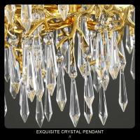 China Dining Living Room Bedroom Chandeliers Branch Ceiling Crystal Chandelier Modern Luxury Crystal Chandelier (WH-CY-259) for sale