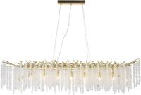 China Modern Rectangle Crystal Chandeliers Large for Dining Living Room Silver Long K9 Crystal Chandeliers (WH-CY-260) for sale