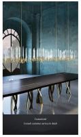 China Long Crystal Candelabra Ceiling Chandelier Luxury Gold Crystal Candle Chandelier Light (WH-CY-261) for sale