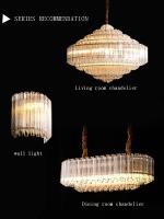 China Big Classic Hanging Lamps for Living Room Modern Luxury Glass Crystal Chandelier Lighting(WH-CY-263) for sale