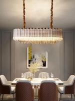 China Big Classic Hanging Lamps for Living Room Modern Luxury Glass Crystal Chandelier Lighting(WH-CY-263) for sale