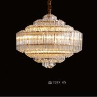 China Big Classic Hanging Lamps for Living Room Modern Luxury Glass Crystal Chandelier Lighting(WH-CY-263) for sale