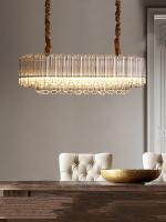 China Big Classic Hanging Lamps for Living Room Modern Luxury Glass Crystal Chandelier Lighting(WH-CY-263) for sale