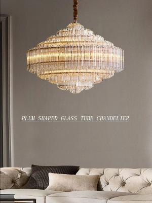 China Big Classic Hanging Lamps for Living Room Modern Luxury Glass Crystal Chandelier Lighting(WH-CY-263) for sale
