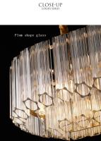 China Big Classic Hanging Lamps for Living Room Modern Luxury Glass Crystal Chandelier Lighting(WH-CY-263) for sale