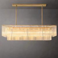 China Large Hanging Lamps for Living Room Hotel Lustre Gold Nordic Luxury Glass Bar Big Ceiling Chandelier (WH-CY-264) for sale