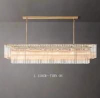 China Large Hanging Lamps for Living Room Hotel Lustre Gold Nordic Luxury Glass Bar Big Ceiling Chandelier (WH-CY-264) for sale