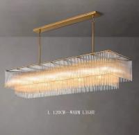 China Large Hanging Lamps for Living Room Hotel Lustre Gold Nordic Luxury Glass Bar Big Ceiling Chandelier (WH-CY-264) for sale