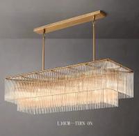 China Large Hanging Lamps for Living Room Hotel Lustre Gold Nordic Luxury Glass Bar Big Ceiling Chandelier (WH-CY-264) for sale
