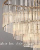 China Large Hanging Lamps for Living Room Hotel Lustre Gold Nordic Luxury Glass Bar Big Ceiling Chandelier (WH-CY-264) for sale
