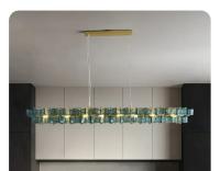 China Modern Acrylic Chandeliers for Living Room Bedroom Hanging Pendant Light (WH-CY-265) for sale