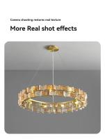 China Modern Acrylic Chandeliers for Living Room Bedroom Hanging Pendant Light (WH-CY-265) for sale