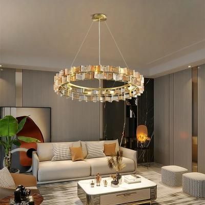 China Modern Acrylic Chandeliers for Living Room Bedroom Hanging Pendant Light (WH-CY-265) for sale