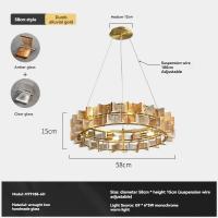 China Modern Acrylic Chandeliers for Living Room Bedroom Hanging Pendant Light (WH-CY-265) for sale