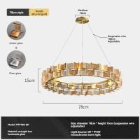 China Modern Acrylic Chandeliers for Living Room Bedroom Hanging Pendant Light (WH-CY-265) for sale