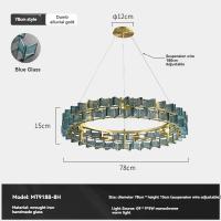 China Modern Acrylic Chandeliers for Living Room Bedroom Hanging Pendant Light (WH-CY-265) for sale