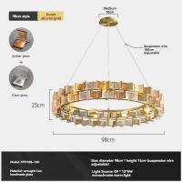 China Modern Acrylic Chandeliers for Living Room Bedroom Hanging Pendant Light (WH-CY-265) for sale