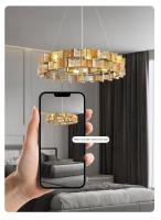 China Modern Acrylic Chandeliers for Living Room Bedroom Hanging Pendant Light (WH-CY-265) for sale