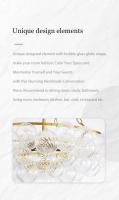 China Italian Design Creative Dining Room Chandelier Glass Ceiling Chandelier  (WH-CY-266) for sale