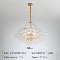 China Italian Design Creative Dining Room Chandelier Glass Ceiling Chandelier  (WH-CY-266) for sale