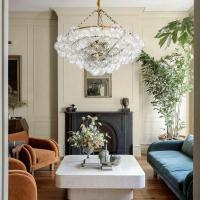 China Italian Design Creative Dining Room Chandelier Glass Ceiling Chandelier  (WH-CY-266) for sale