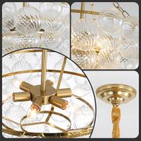 China Italian Design Creative Dining Room Chandelier Glass Ceiling Chandelier  (WH-CY-266) for sale