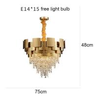 China Postmodern Living Room Decoration Dining Lamps Luxury Crystal Chandelier (WH-CY-268) for sale