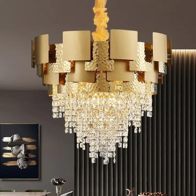 China Postmodern Living Room Decoration Dining Lamps Luxury Crystal Chandelier (WH-CY-268) for sale